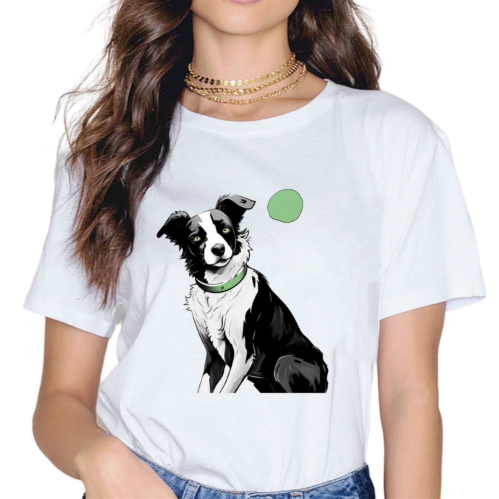 Border Collie Owner Border Collie Lover Border Collie Women T-Shirt ...