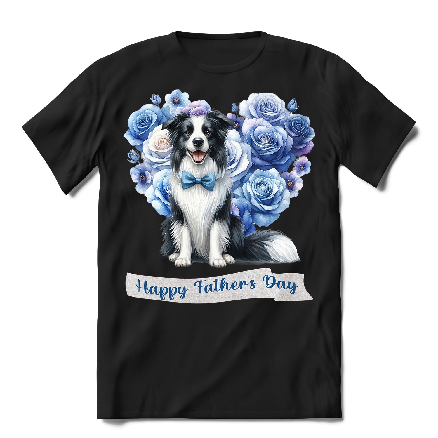 Border Collie Proud Dad Happy Father's Day Shirt T-shirt Unisex Merch ...