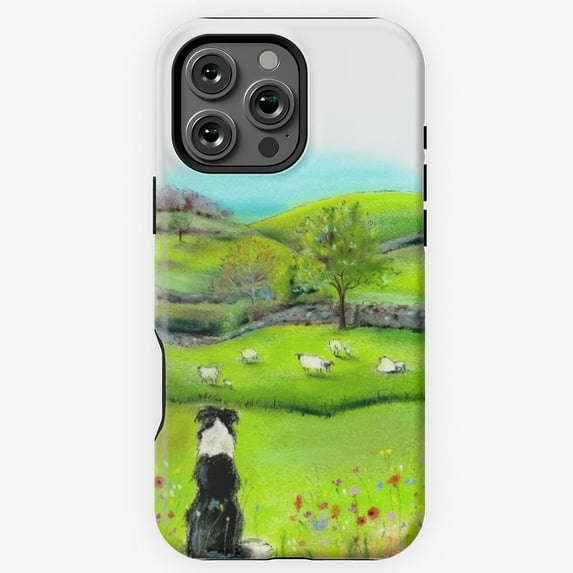Border Collie Sheep Dog Phone Case for iPhone 16 15 14 13 12 11 Pro Max ...