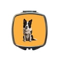 Border Collie Sitting Travel Makeup Handbag Purse Small Pocket Compact ...
