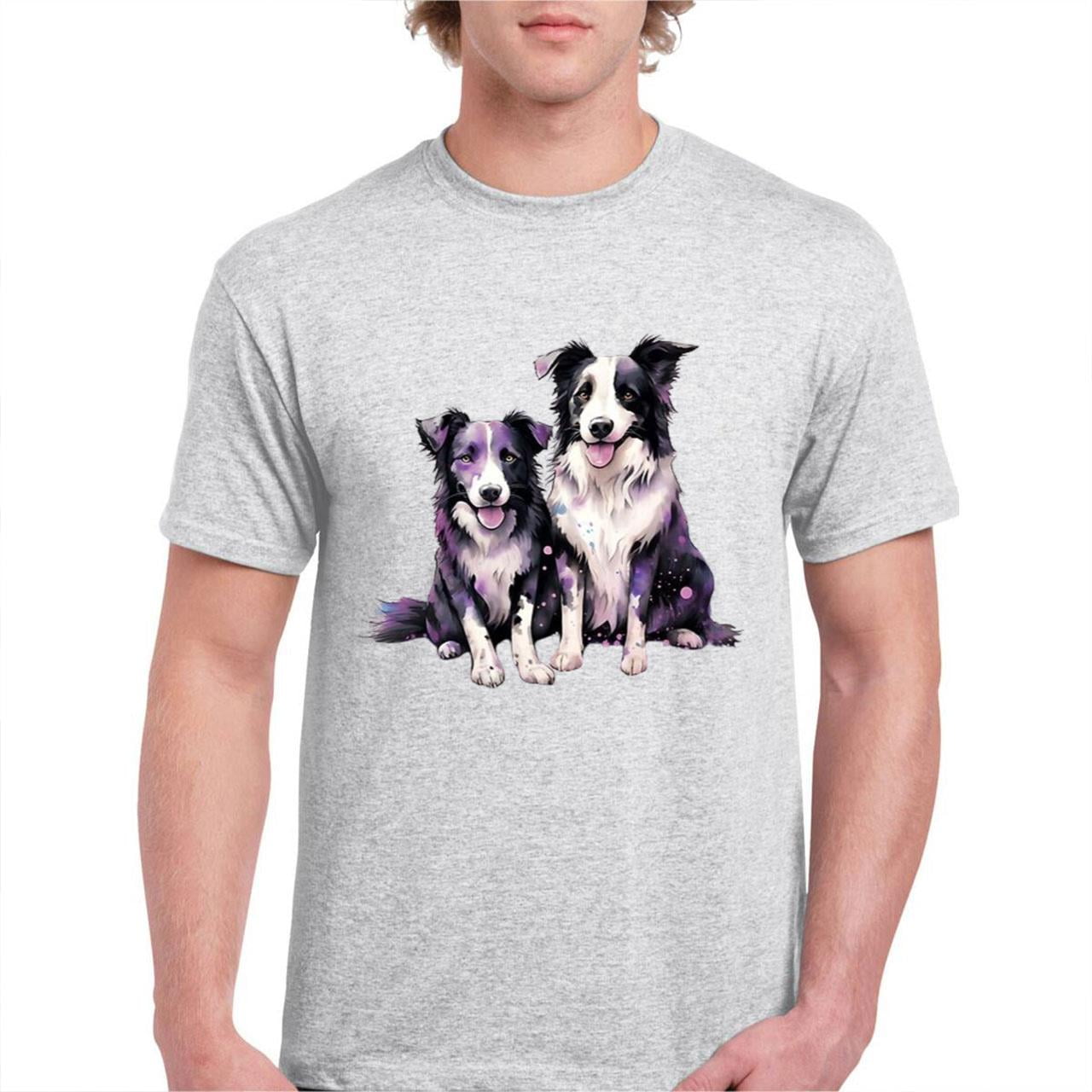 Border Collie Splash Tri-blend T-Shirt - Walmart.com
