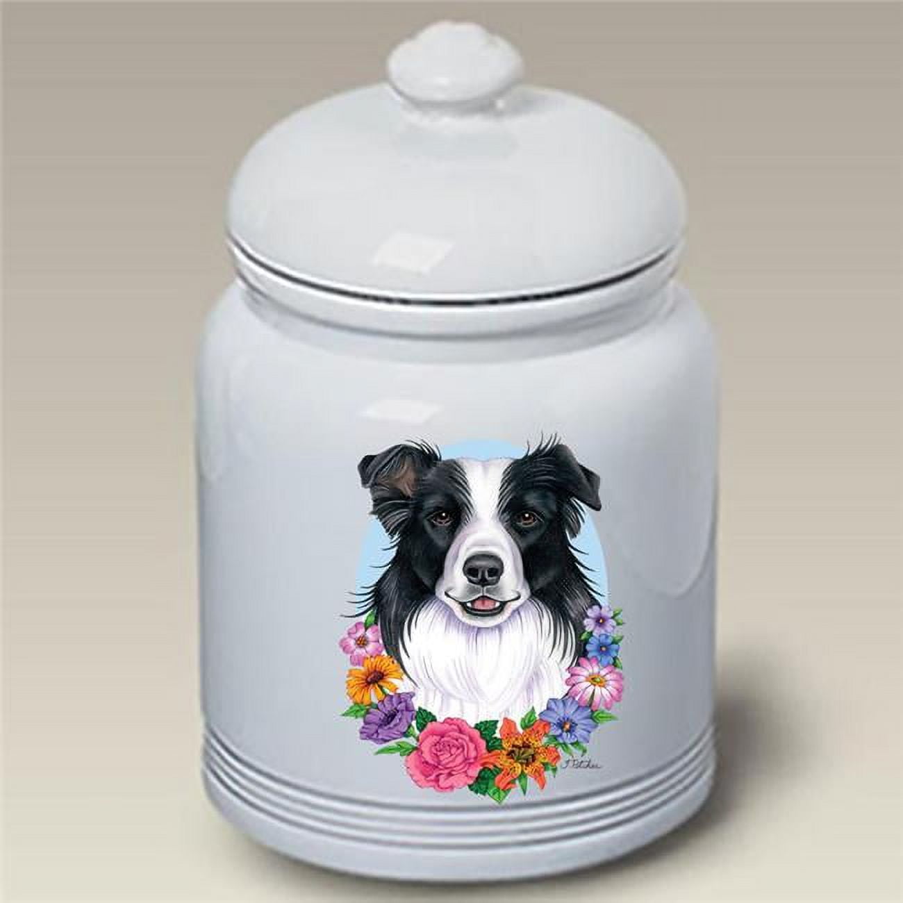 Border Collie TP Ceramic Doggie Treat Jar - Walmart.com