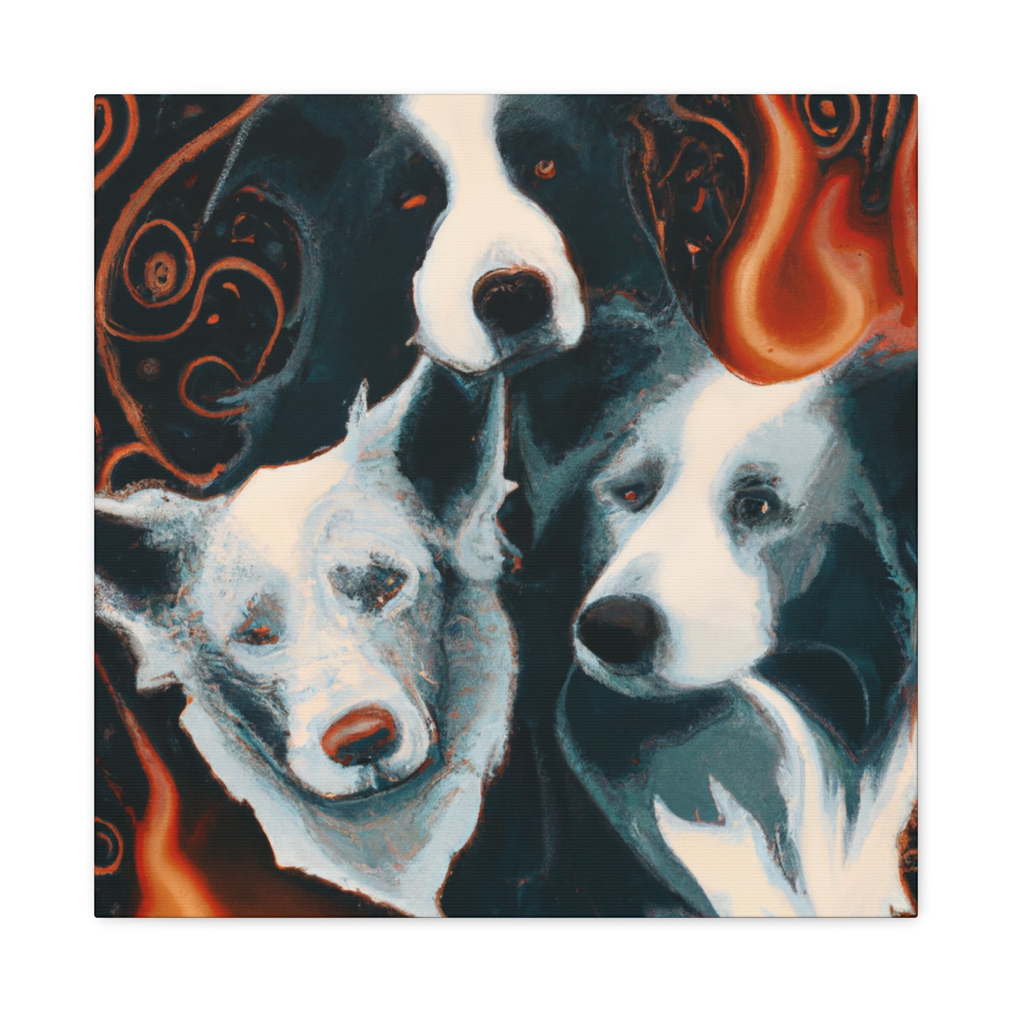 "Border Collie's Guardian Angel" - Canvas - Walmart.com