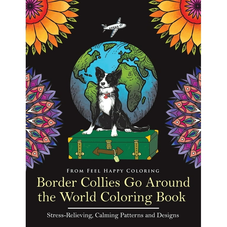 border collie coloring pages