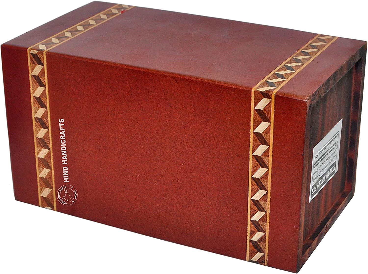 Border Inlaid Wooden Urns for Human Ashes Adult, Rosewood Cremation ...