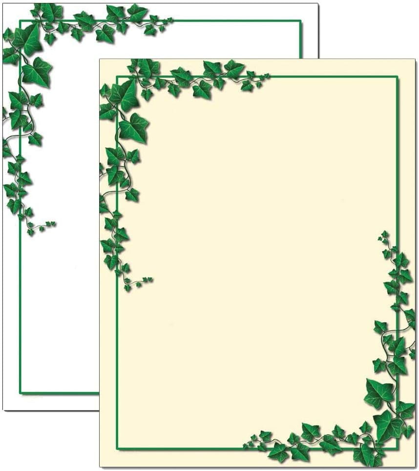 Border Letterhead Laser & Inkjet Printer Paper (25 , White) - Walmart.com