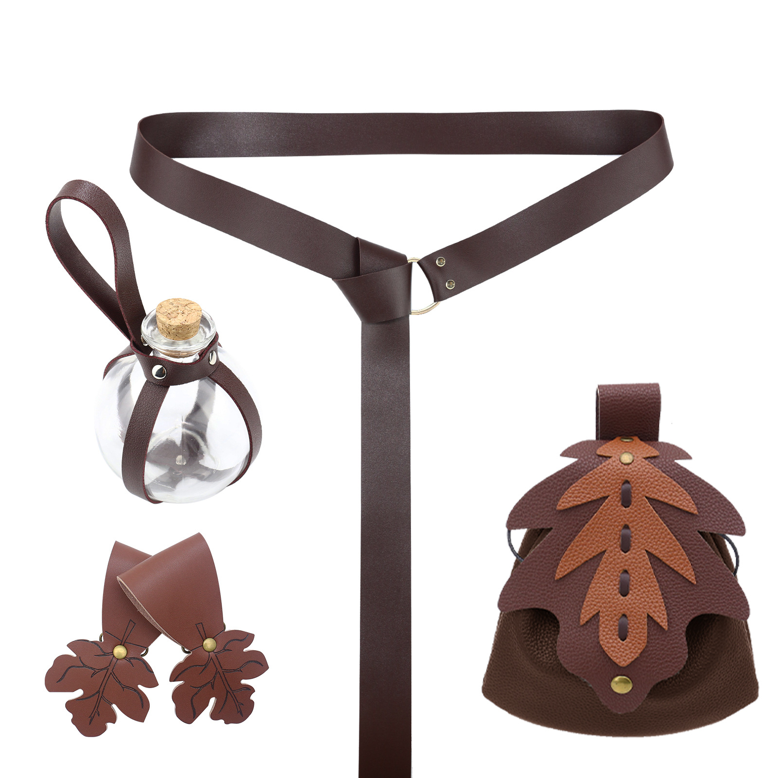 Border Medieval Halloween Costume Accessories suit Viking Belt Skirt ...