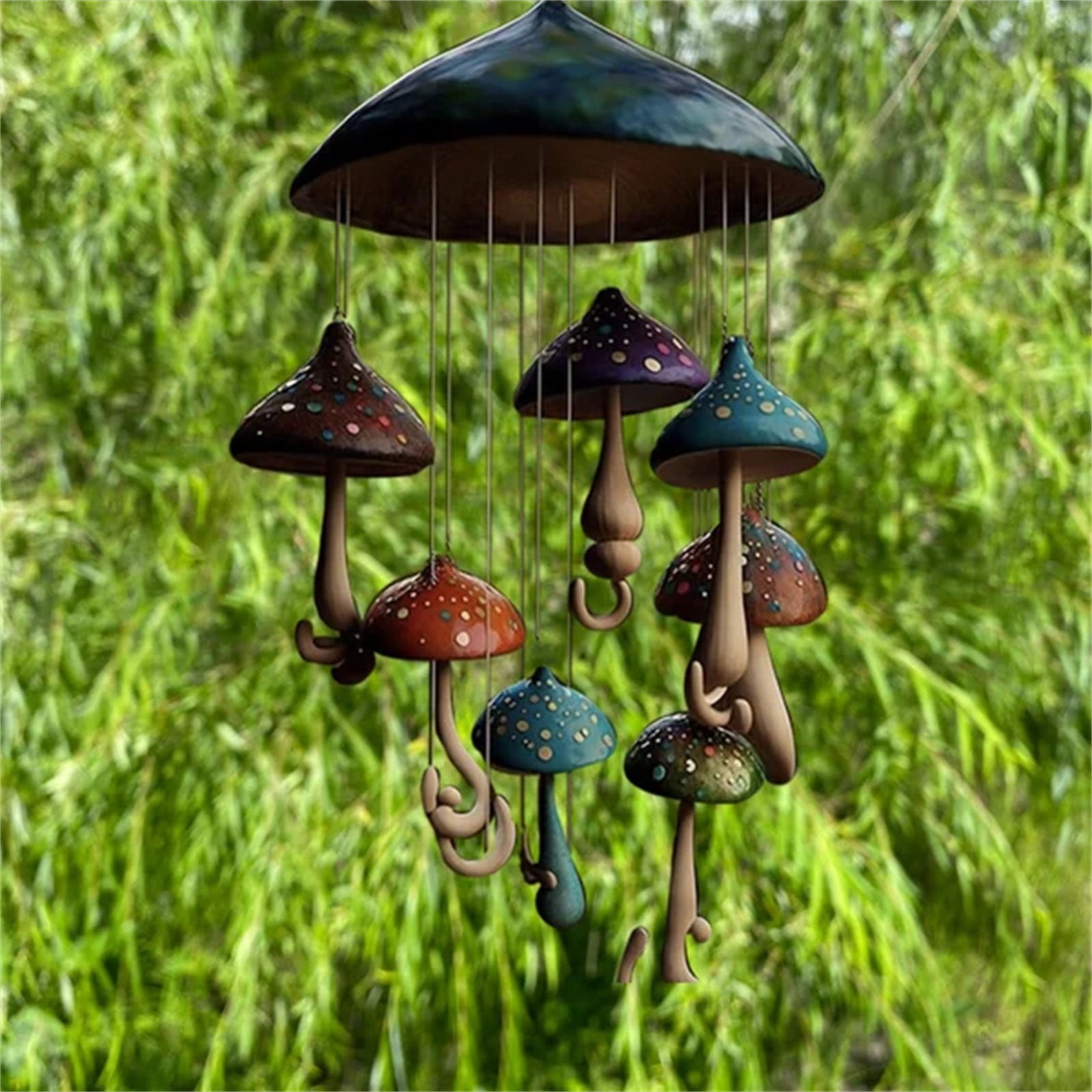 Border New Resin Wind Chime Campanula Handmade Art Unique Resin Wind ...
