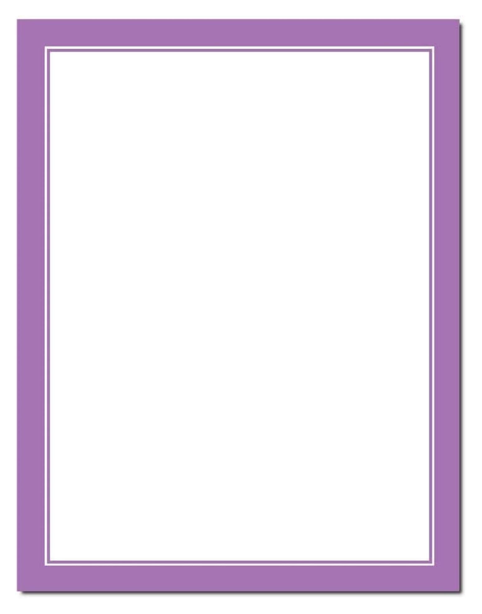 Border Paper Letter Size, 100 Pack - Bright & Pastel Colors, 8.5 x 11 ...
