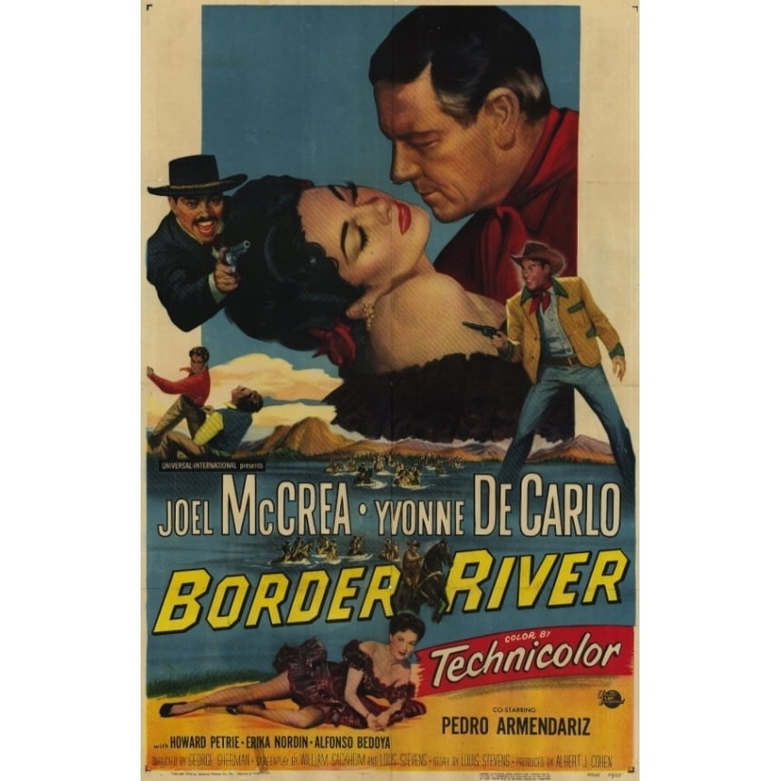 Border River Movie Poster (11 x 17) - Walmart.com