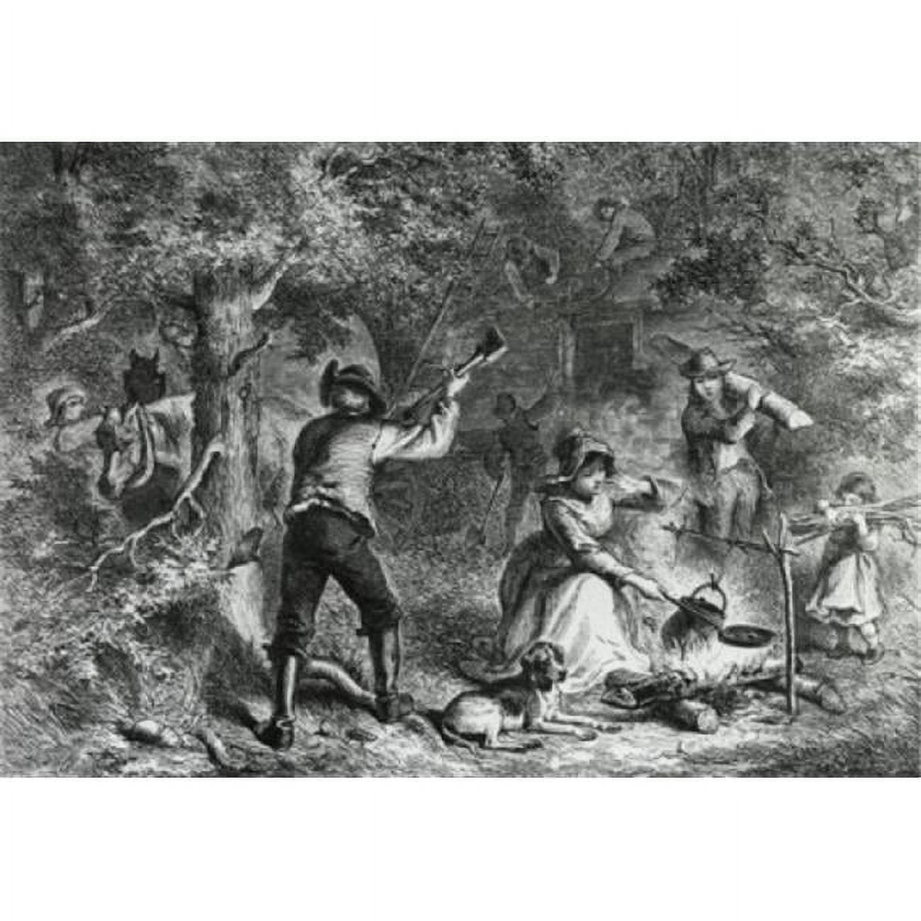 Border Settlers in Ohio C.1876 Felix Octavius Carr Darley 1822-1888 ...