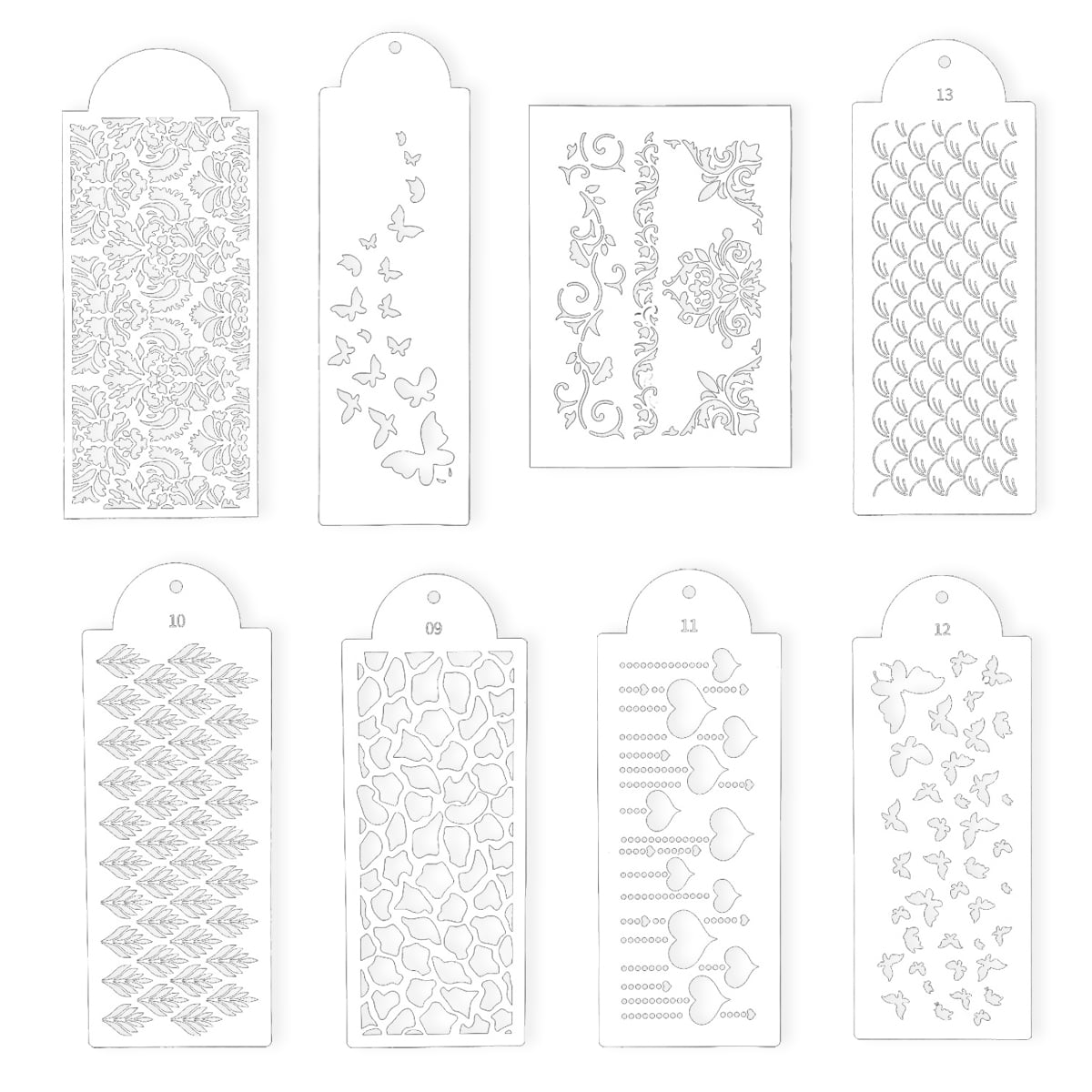 Border Template Flower template Cake decoration template Reusable DIY ...