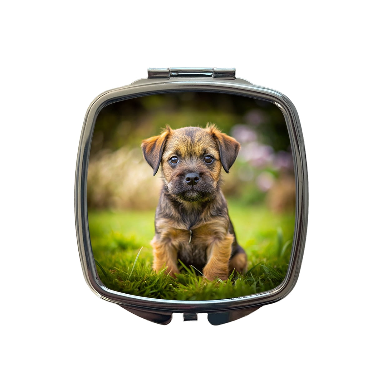 Border Terrier Dog Puppy Photo Travel Makeup Handbag Purse Small Pocket ...