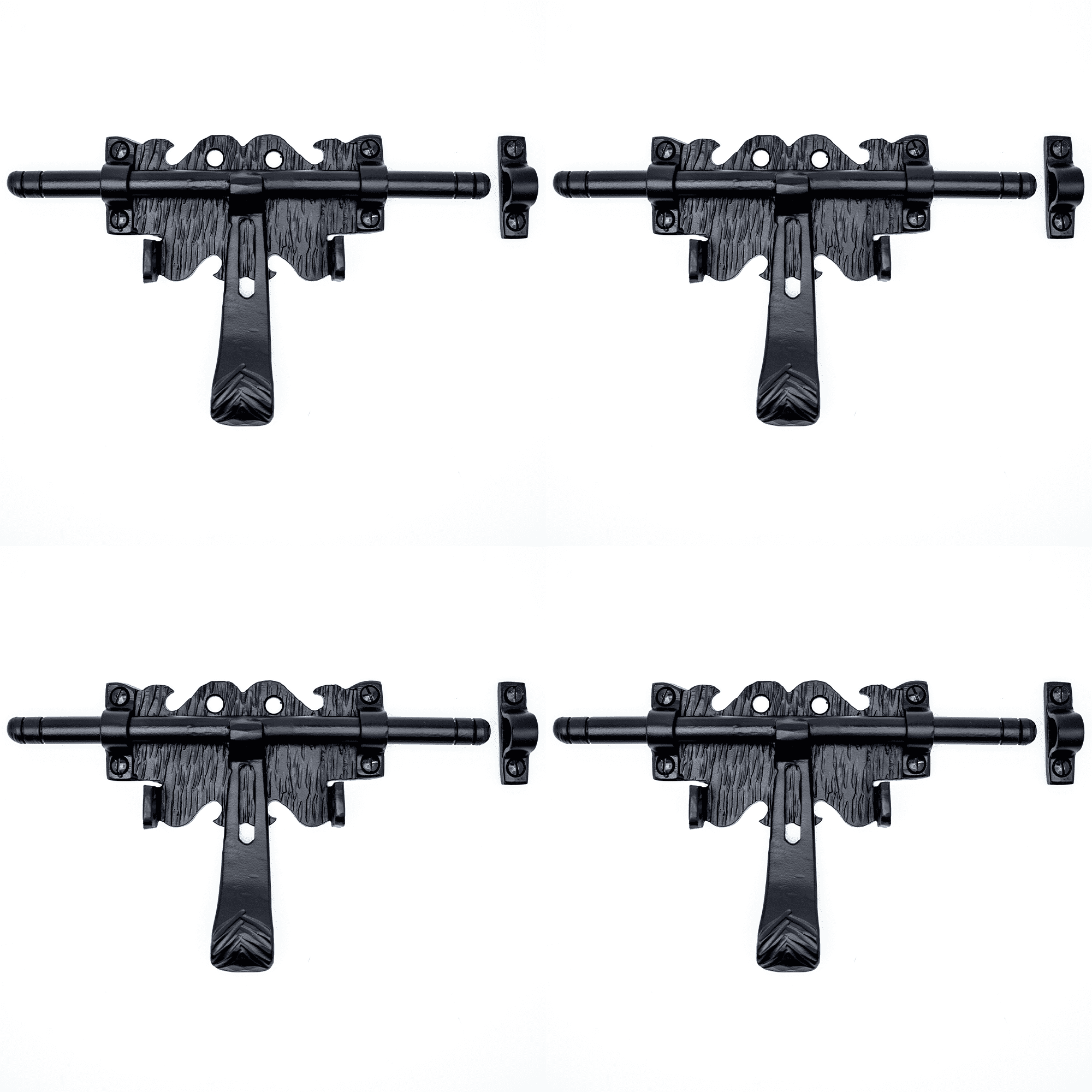 Borderland Rustic Hardware Decorative Slide Bolt Gate Latch 9 Inch - 4 ...