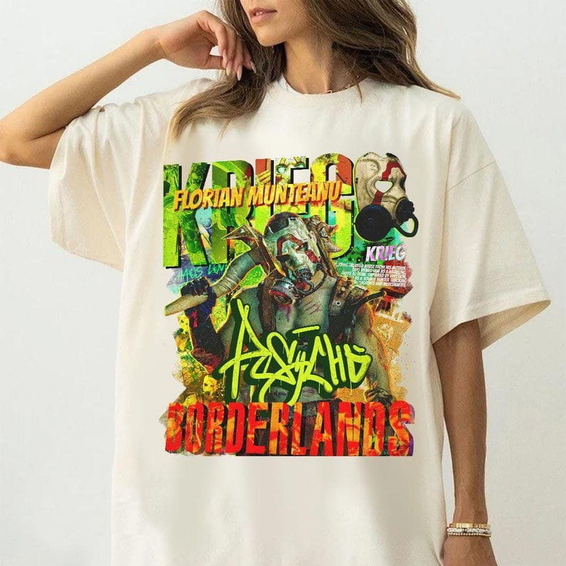 Borderlands 2024 Movie Shirt Lilith Tiny Tina Claptrap Mad Moxxi