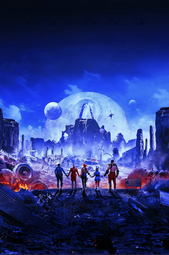 Borderlands 2024 Poster 24x36 - Video Game Adaptation, Action Sci-Fi ...