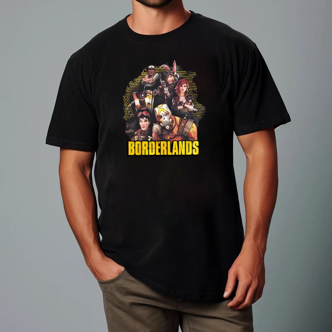 Borderlands Characters T Shirt Video Game Pandora Vault Hunters Psycho ...