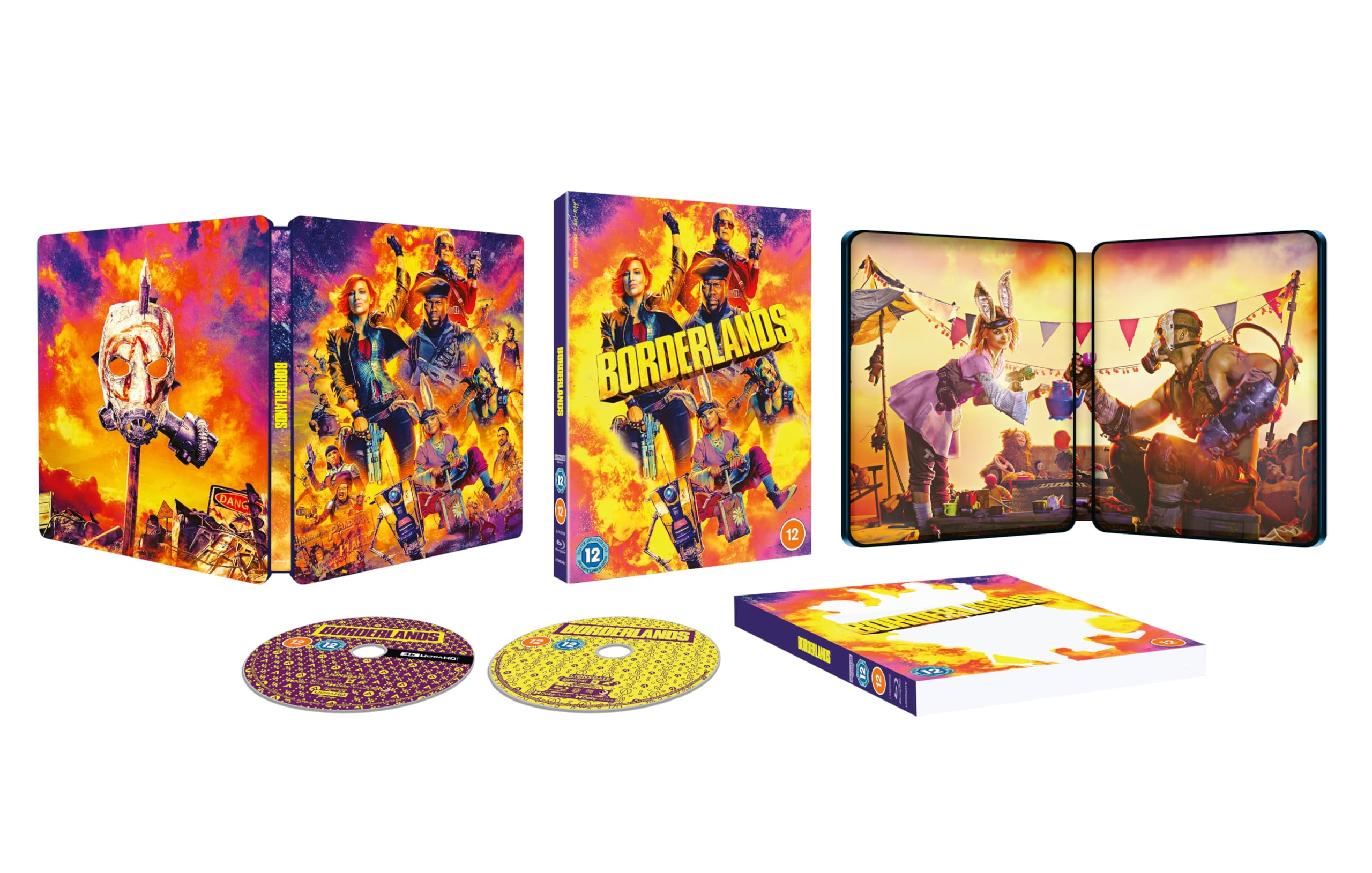 Borderlands SteelBook (4K Ultra HD) Ariana Greenblatt Jack Black Kevin ...