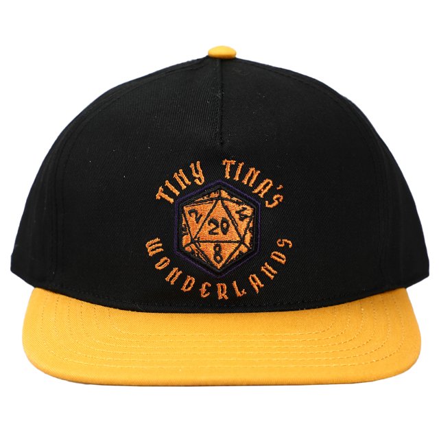 Borderlands Tiny Tina's Wonderland Video Game Gold Embroidered Black ...