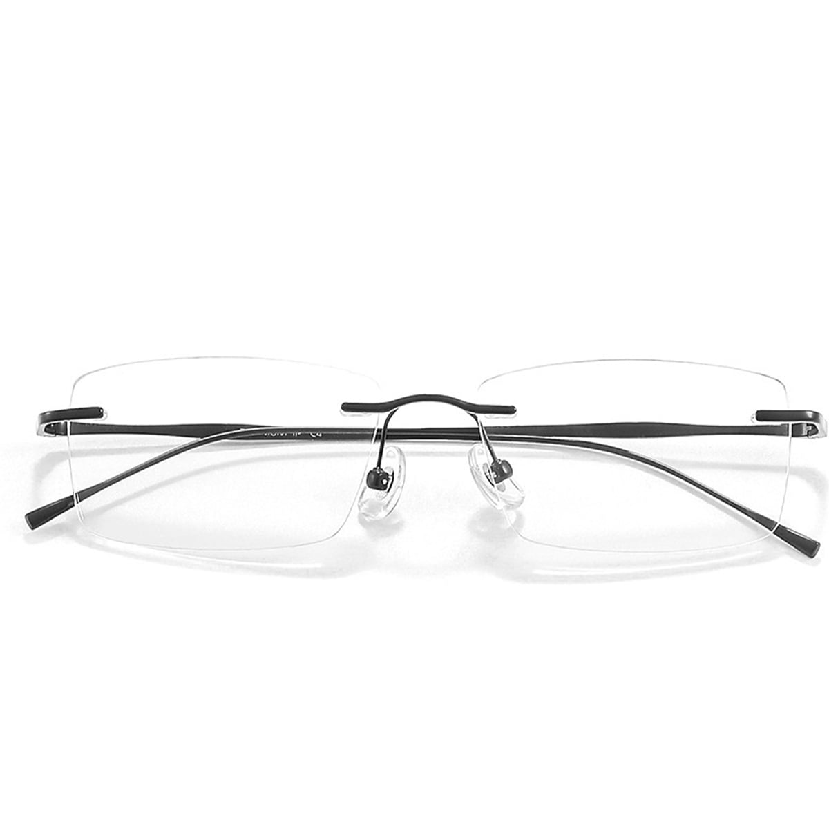 Borderless Glasses Women Men Fashion Blue Light Blocking Glasses ...