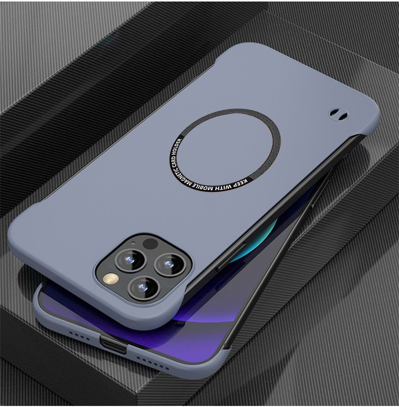 Borderless Ultra-Thin PC Magnetic Phone Case (Compatible with MagSafe ...
