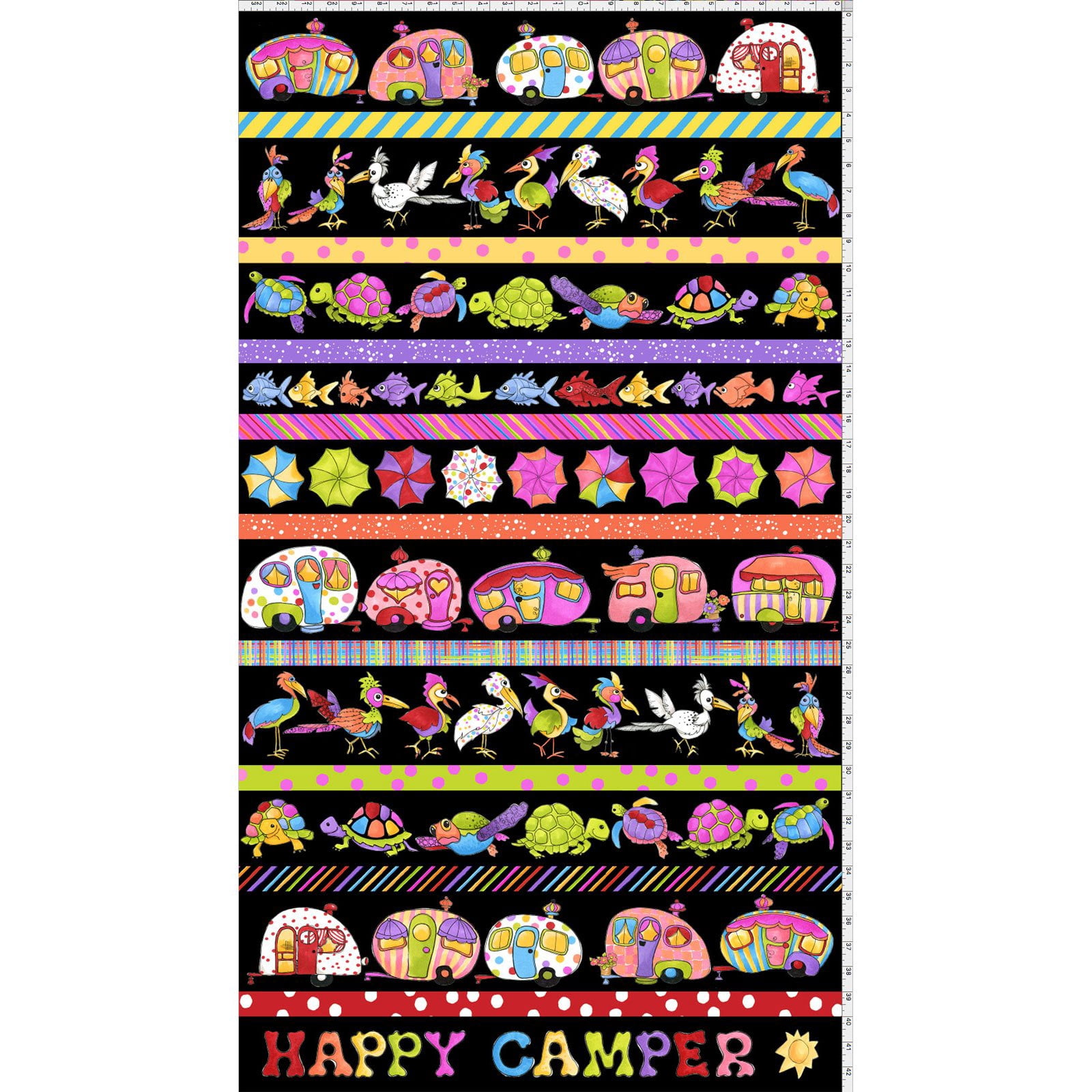Borders Black Fabric Panel - Walmart.com