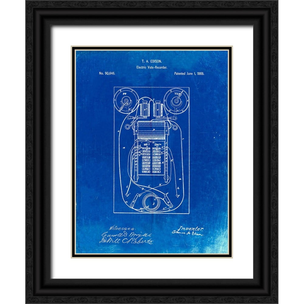 Borders, Cole 12x14 Black Ornate Wood Framed with Double Matting Museum ...