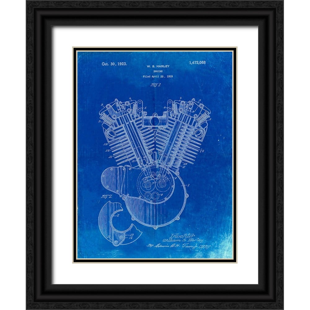 Borders, Cole 12x14 Black Ornate Wood Framed with Double Matting Museum ...