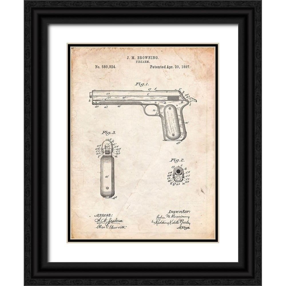 Borders, Cole 12x14 Black Ornate Wood Framed with Double Matting Museum ...