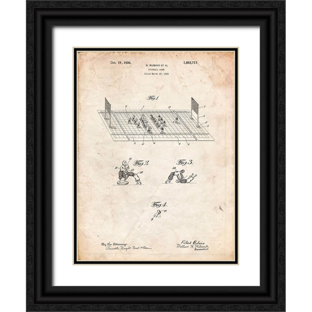 Borders, Cole 12x14 Black Ornate Wood Framed with Double Matting Museum ...