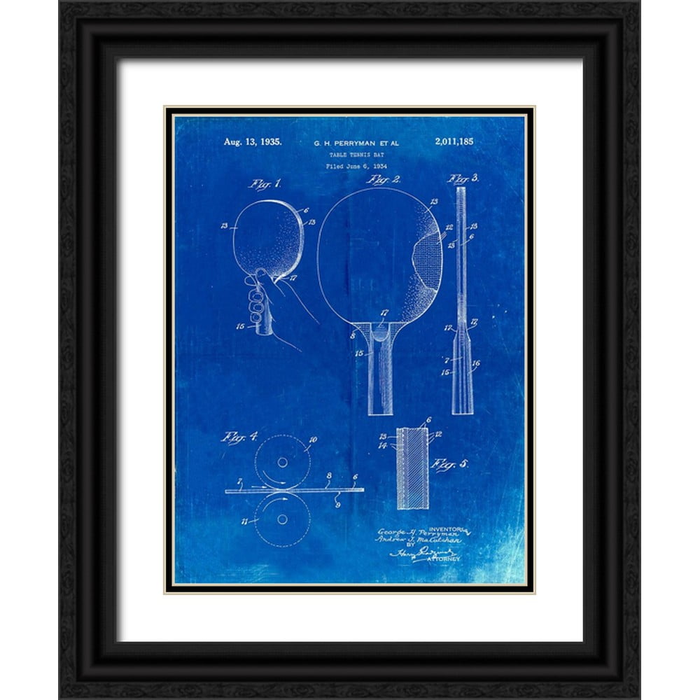 Borders, Cole 12x14 Black Ornate Wood Framed with Double Matting Museum ...