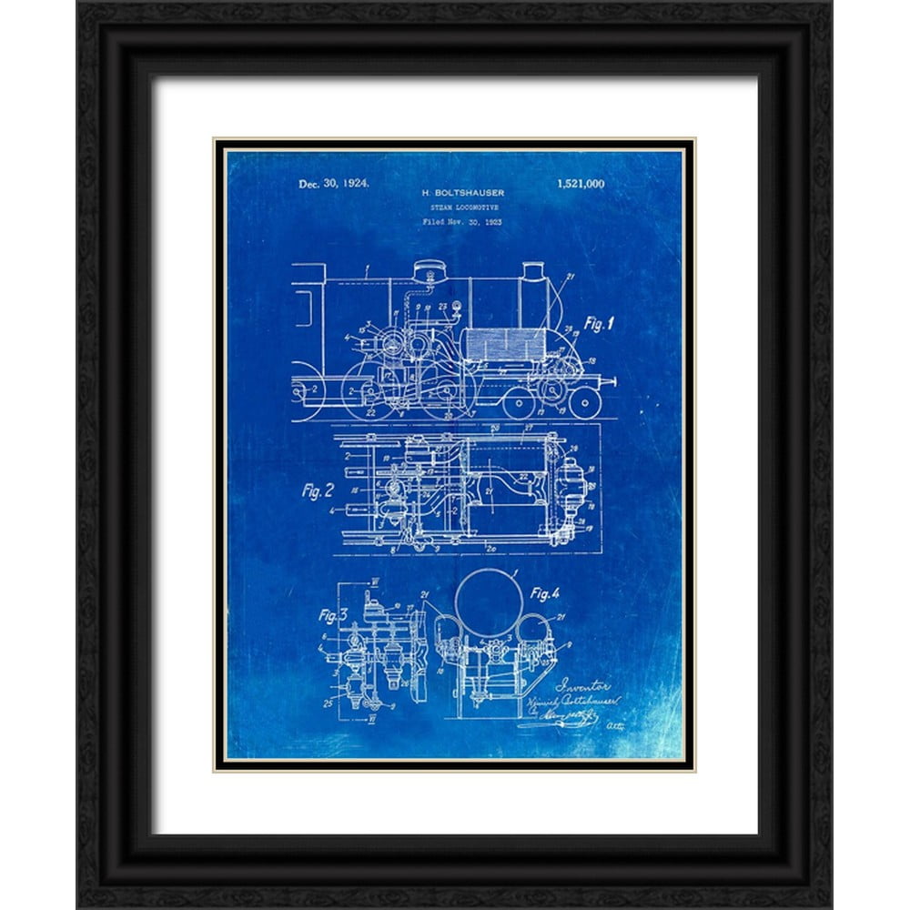 Borders, Cole 12x14 Black Ornate Wood Framed with Double Matting Museum ...