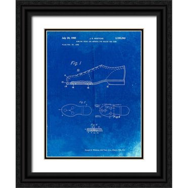 Borders, Cole 25x32 White Modern Wood Framed Museum Art Print Titled ...