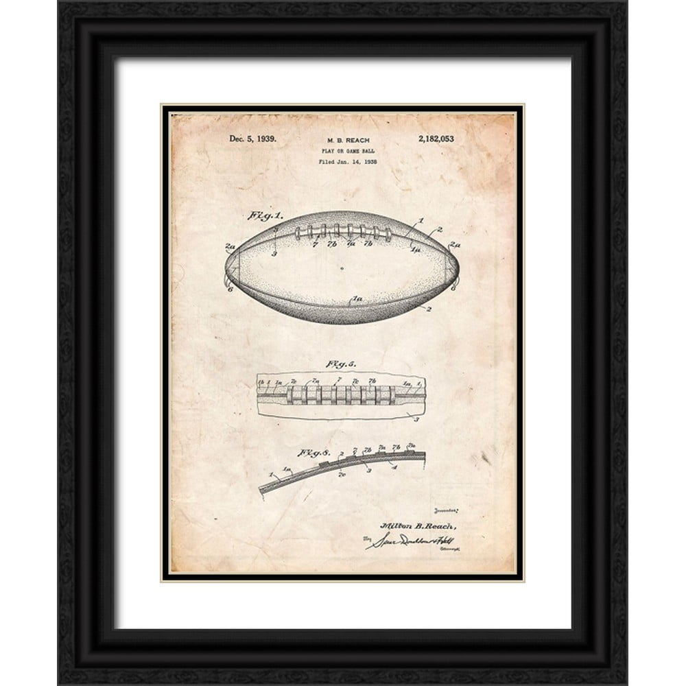 Borders, Cole 12x14 Black Ornate Wood Framed with Double Matting Museum ...