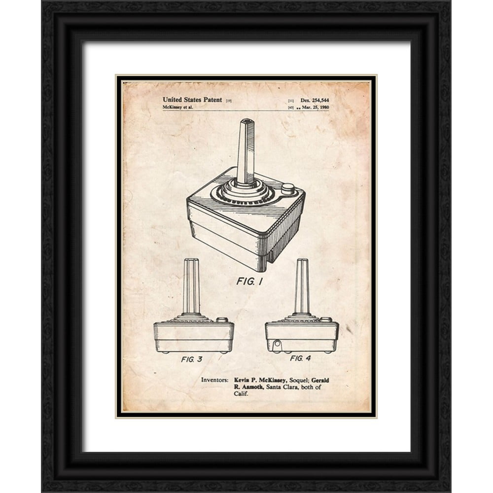 Borders, Cole 12x14 Black Ornate Wood Framed with Double Matting Museum ...