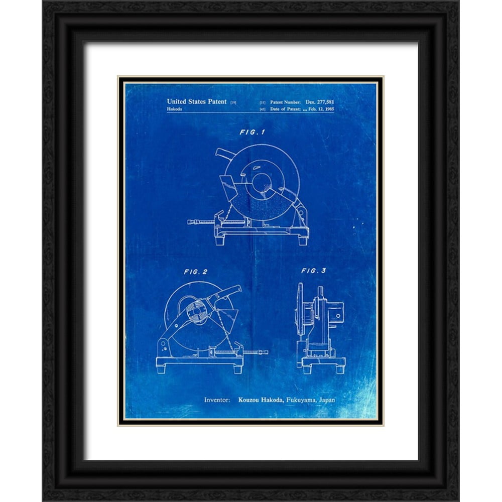 Borders, Cole 12x14 Black Ornate Wood Framed with Double Matting Museum ...