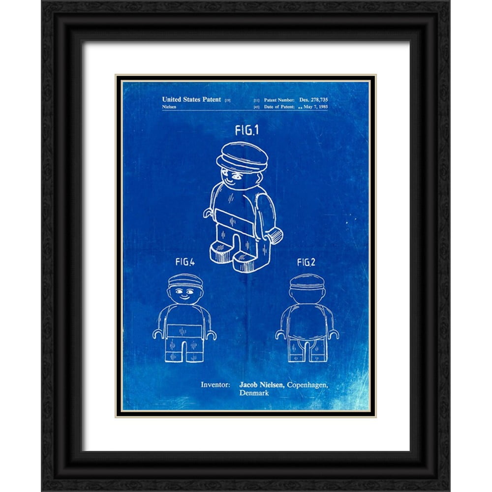 Borders, Cole 12x14 Black Ornate Wood Framed with Double Matting Museum ...