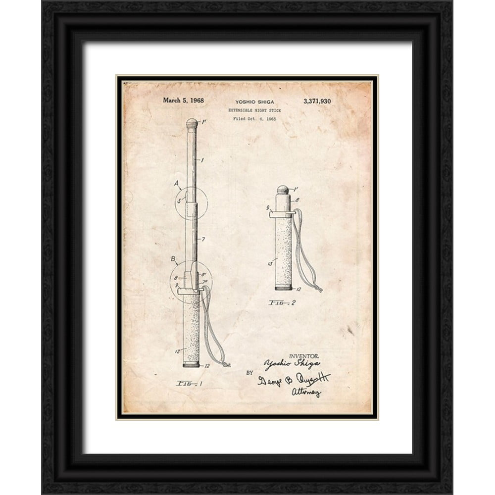 Borders, Cole 12x14 Black Ornate Wood Framed with Double Matting Museum ...