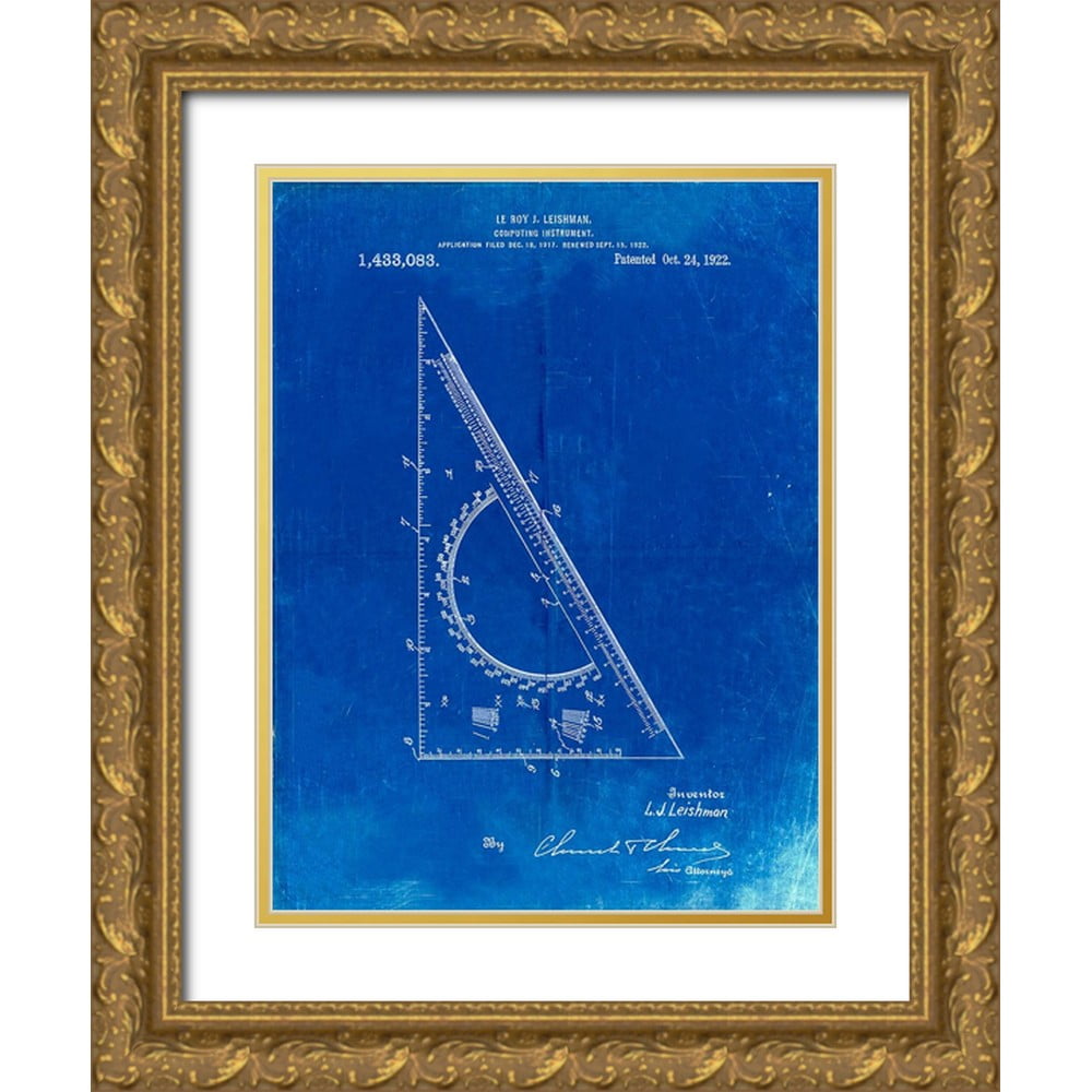 Borders, Cole 12x14 Gold Ornate Wood Framed with Double Matting Museum ...