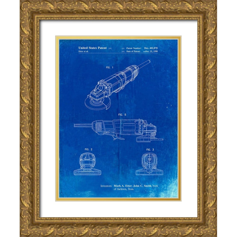 Borders, Cole 12x14 Gold Ornate Wood Framed with Double Matting Museum ...