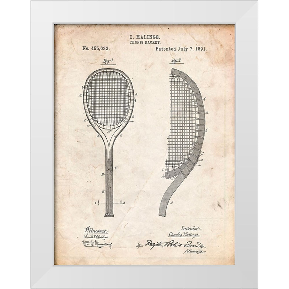 Borders, Cole 12x14 White Modern Wood Framed Museum Art Print Titled ...