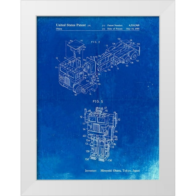 Borders, Cole 12x14 White Modern Wood Framed Museum Art Print Titled ...