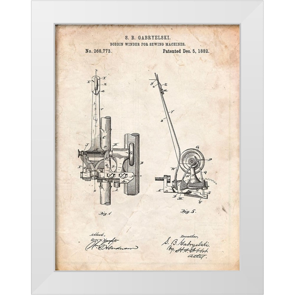 Borders, Cole 12x14 White Modern Wood Framed Museum Art Print Titled ...