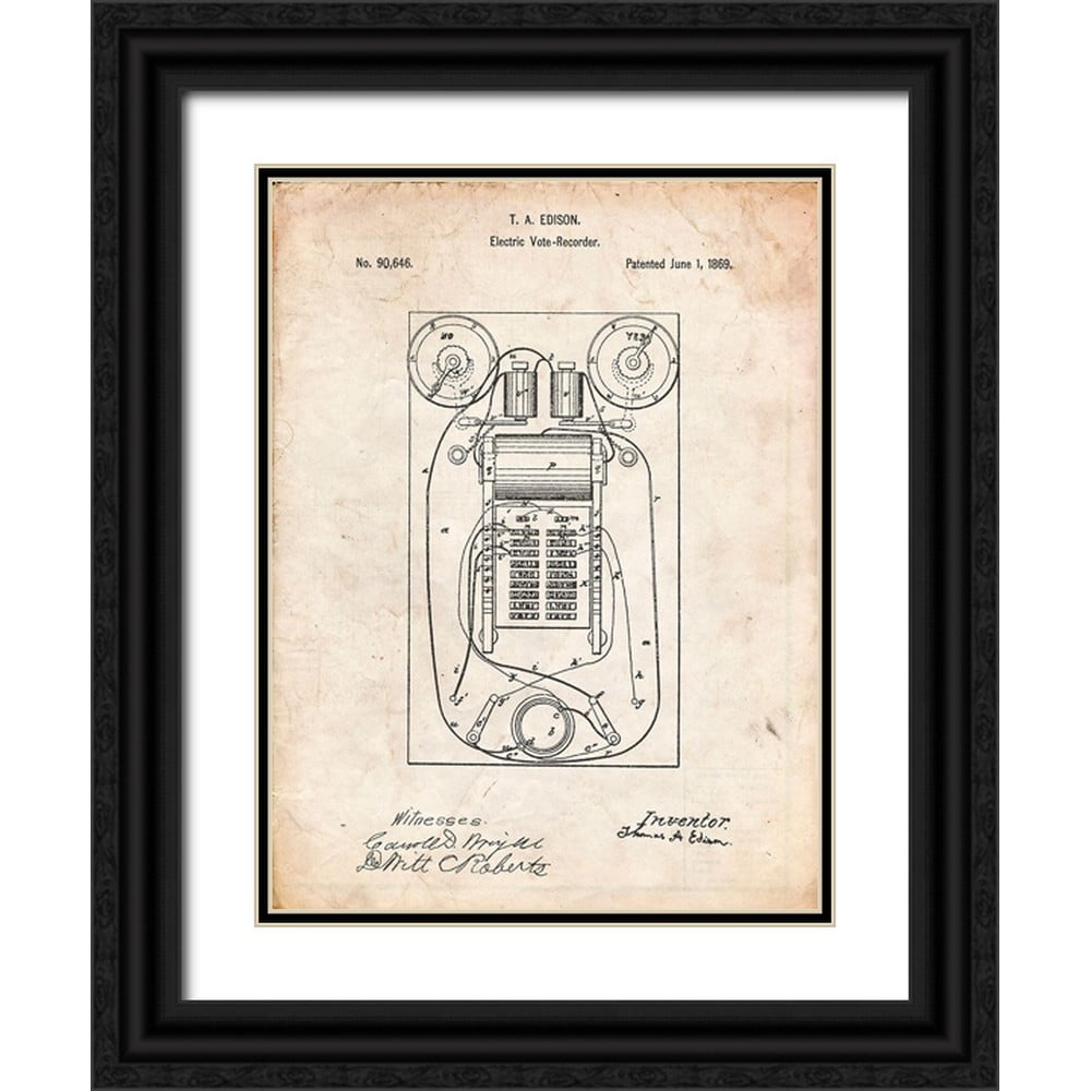 Borders, Cole 15x18 Black Ornate Wood Framed with Double Matting Museum ...