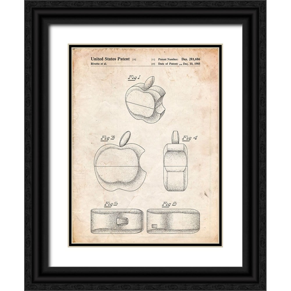 Borders, Cole 15x18 Black Ornate Wood Framed with Double Matting Museum ...