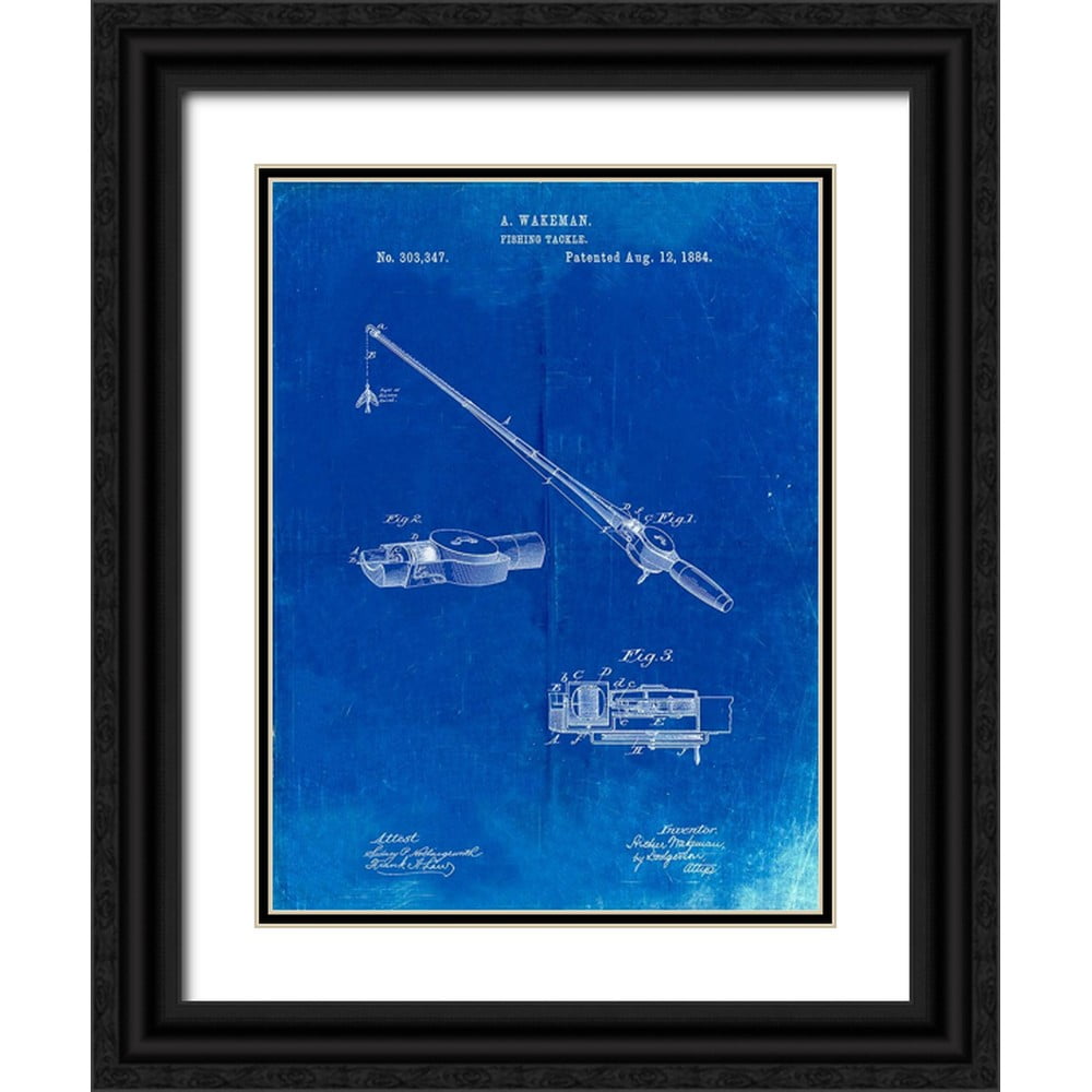 Borders, Cole 15x18 Black Ornate Wood Framed with Double Matting Museum ...