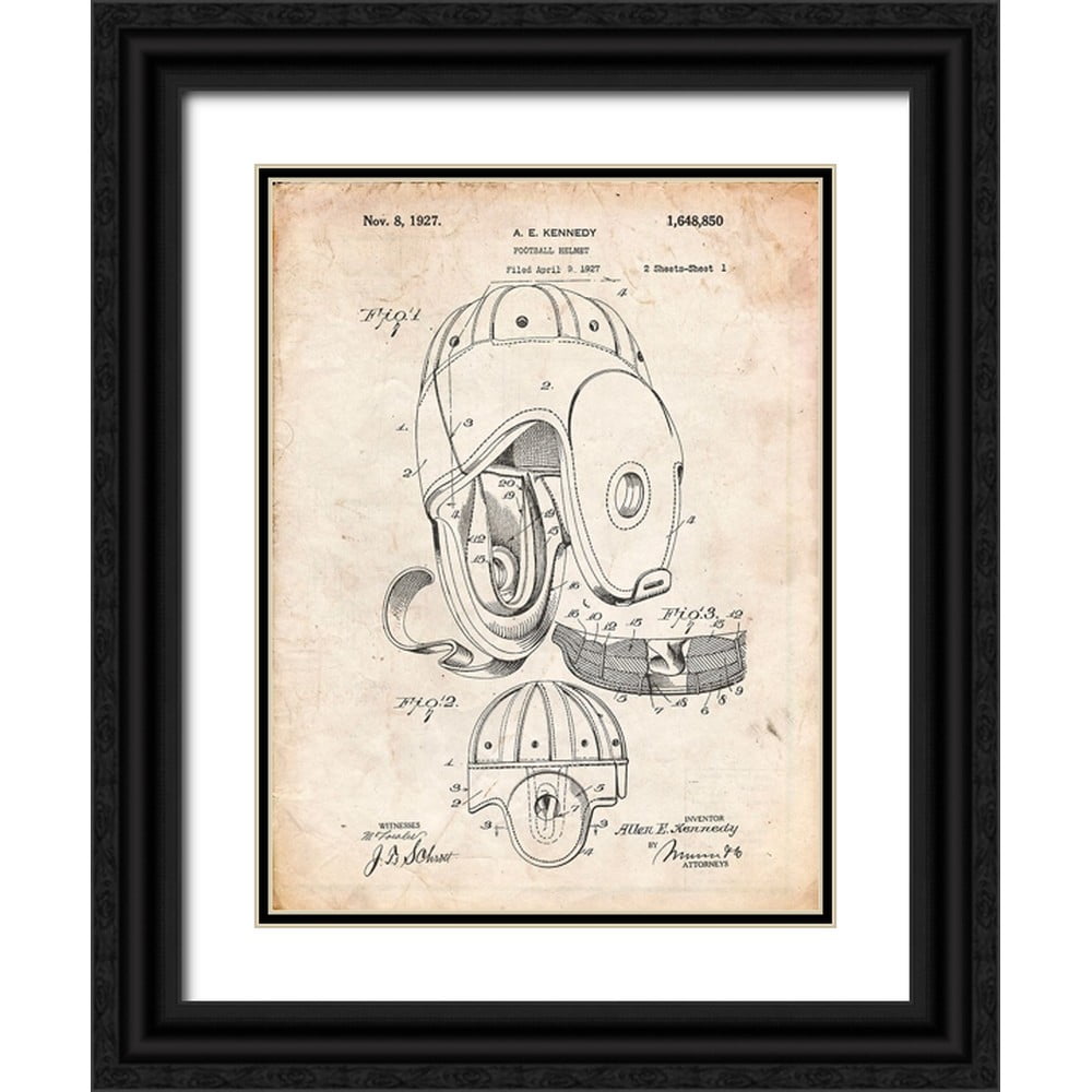 Borders, Cole 15x18 Black Ornate Wood Framed with Double Matting Museum ...