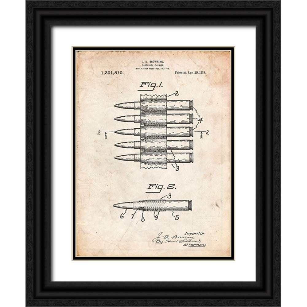 Borders, Cole 15x18 Black Ornate Wood Framed with Double Matting Museum ...