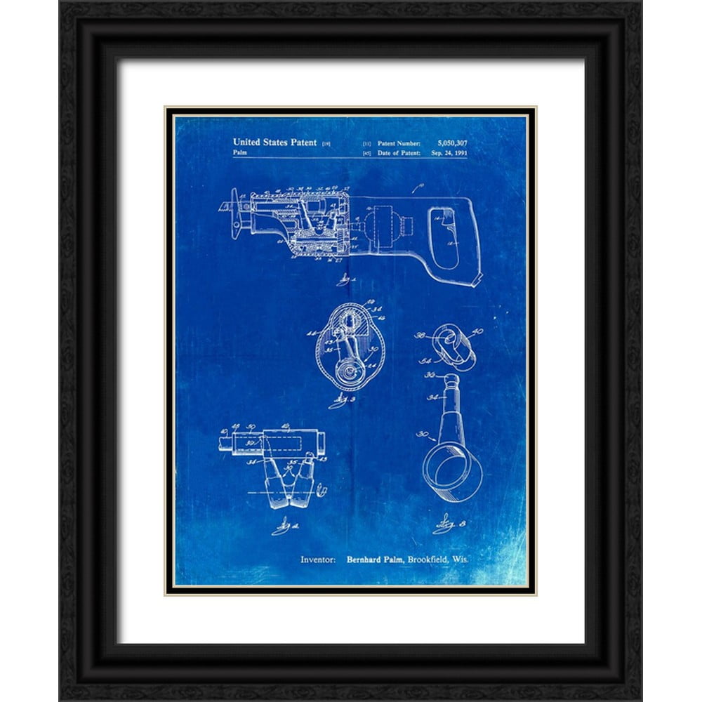 Borders, Cole 15x18 Black Ornate Wood Framed with Double Matting Museum ...