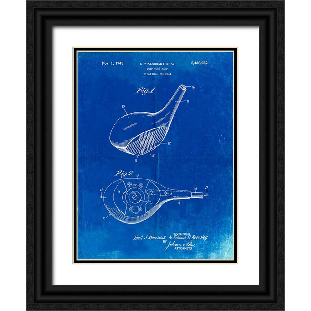 Borders, Cole 15x18 Black Ornate Wood Framed with Double Matting Museum ...